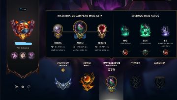 CONTA LOL; 14+ CHAMPS; 115 SKINS; LVL - League of Legends - Contas - GGMAX