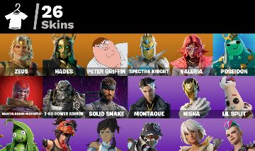 FORTNITE 26 SKINS FULL ACESSO com SKINS - Fortnite - Contas Fortnite ...
