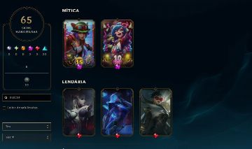 LOL 100% SEGURA | FULL ACESSO | 65 - League of Legends - Contas - GGMAX