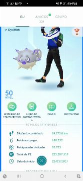 Pokémon Go - Conta Nível 50, Ano 2017 - Pokemon GO - GGMAX