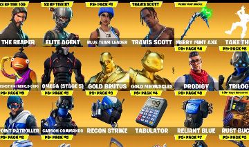 TRAVIS SCOTT + MINTY + 160 PICARETAS - Fortnite - Contas Fortnite - GGMAX