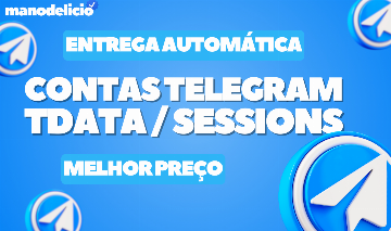 TELEGRAM - CONTAS TDATA / SESSIONS - Redes Sociais - Outras Redes - GGMAX