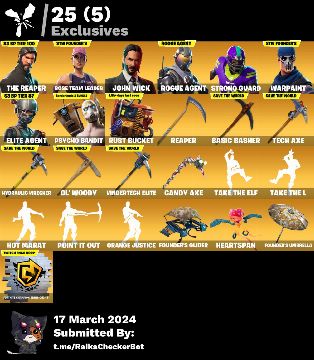 Conta fortnite Reaper, s3 a s9 full, - Fortnite - Contas Fortnite - GGMAX