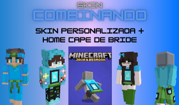 Skin Combinando + Brinde Home Cape Java - Minecraft - Itens e Skins - GGMAX