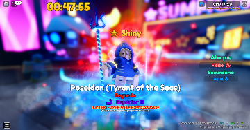 Poseidon Shiny evo S+ damage status - Roblox - Anime Adventures - GGMAX