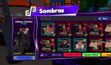 ANIME SHADOW 2 CONTA ROGER/CID E LUFFY - Roblox - Anime Shadow - GGMAX