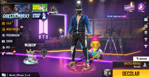 CONTA FREE FIRE (COM SEGUNDO PASSE E - Free Fire - Contas Free Fire - GGMAX