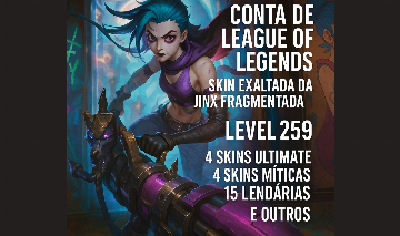 CONTA LOL COM SKIN LIMITADA DA JINX - League of Legends - Contas - GGMAX