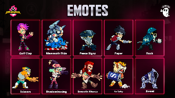 BRAWLHALLA - EMOTES & SIDEKICKS - Brawlhalla - Códigos, Keys e Skins ...