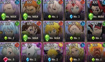 CONTA 7DS GrandCross 11kk+ Box, Várias - Seven Deadly Sins - GGMAX