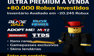 CONTA ROBLOX Milionária +80K ROBUX - Roblox - Outros jogos Roblox - GGMAX
