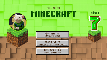 MINECRAFT FULL ACESSO(Java & Bedrock - Minecraft - GGMAX