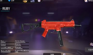 CONTA FF COM UMP RUBY - Free Fire - Contas Free Fire - GGMAX