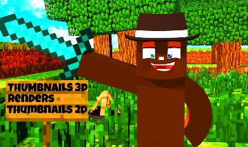 Thumbmaker minecraft 3D - Minecraft - Serviços - GGMAX