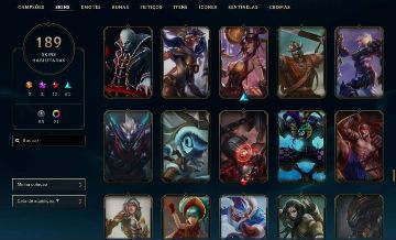 Conta Lol + WildRift + TFT(189 skins - League of Legends - Contas - GGMAX