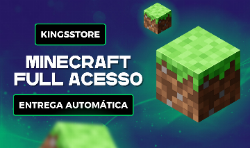 (KEY/CONTA) MINECRAFT ORIGINAL: Java e - Minecraft - GGMAX