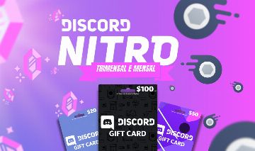 DISCORD NITRO TRIMENSAL + 6 IMPULSOS + - Discord - Nitro e Impulsos - GGMAX