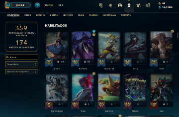 CONTA LOL 115 CAMPEÕES, 105 SKINS SENDO - League of Legends - Contas ...