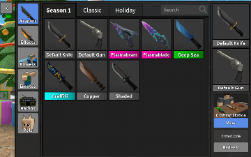 COMBO PLASMA E LASER CHROMA MM2 | - Roblox - Murder Mystery 2 - GGMAX