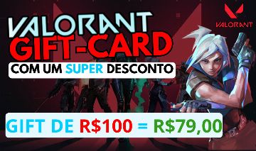 [SUPER PROMOÇÃO] GIFT CARD VALORANT / - Valorant - Valorant Points e ...