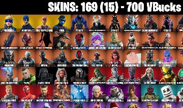 169 skins + OG STW FP2 Neo Versa Fixer - Fortnite - Contas Fortnite - GGMAX