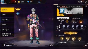 CONTA FREE FIRE LEVEL 63 - Free Fire - Contas Free Fire - GGMAX