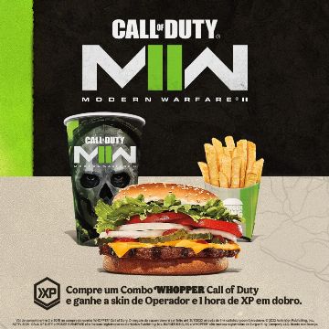 SKIN BURGUER KING MW2 (PRONTA ENTREGA) - Call of Duty - GGMAX