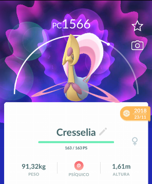 Lendário Creselia - Pokémon Go - Pokemon GO - GGMAX