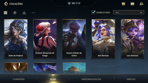 ⚠️PROMOÇÃO⚠️ ESMERALDA IV + 20 SKINS + - League of Legends: Wild Rift ...