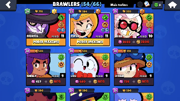 CONTA BRAWL STARS TOP - PASSE DA BELLY - Brawl Stars - GGMAX