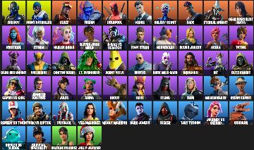 54 SKINS - Trilogy - MÍSTICA - Harley - Fortnite - Contas Fortnite - GGMAX