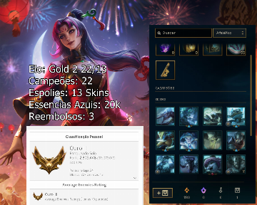 Conta de LoL Gold 2 MMR Smurf 20k EA 3 - League of Legends - Contas - GGMAX
