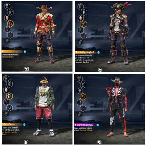 CONTA Com 1 e 2 PASSE é STEAMPUNK. - Free Fire - Contas Free Fire - GGMAX