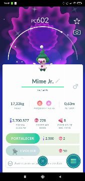 Mime Jr brilhante pokémon go - Pokemon GO - GGMAX