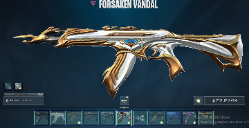 Conta vava Forsaken vandal RGX 11Z PRO - Valorant - Contas - GGMAX