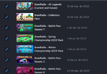 Conta brawlhalla com collectors e all - Brawlhalla - Contas Brawlhalla ...