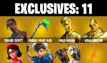 86 SKINS TRAVIS SCOTT MERRY MINTY AXE - Fortnite - Contas Fortnite - GGMAX