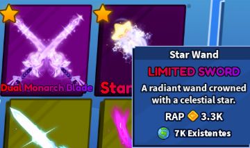 Star Wand | DUAL MONARCH | REAL MAN - Roblox - Blade Ball - GGMAX