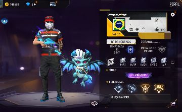 CONTA FF COM BANDEIRAO BARBINHA E AK DO - Free Fire - Contas Free Fire ...