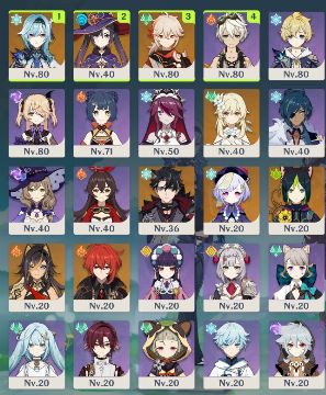 Eula + biss + varios t5 - Genshin Impact - Contas - GGMAX