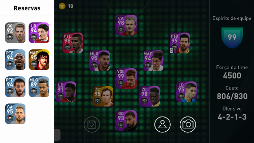 Conta pés móbile 2021 - eFootball - GGMAX