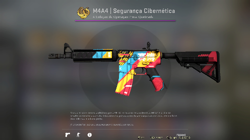 M4A4 | Segurança Cibernética - Counter Strike 2 - Skins - GGMAX