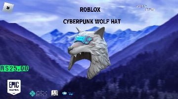 Roblox - Cyberpunk Wolf Hat - Roblox - Outros jogos Roblox - GGMAX