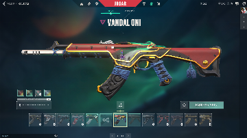 Val com Vandal sublime, Oni e atual - Valorant - Contas - GGMAX