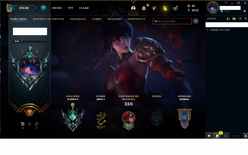 Conta LoL Platina II, 120 campeões, 65 - League of Legends - Contas - GGMAX