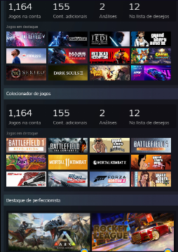 STEAM > LEVEL 50 COM 1,164 JOGOS - Steam - Contas Steam - GGMAX