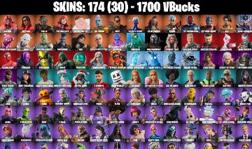 CONTA DE FORTNITE TRYHARD COM 174 SKINS - Fortnite - Contas Fortnite ...