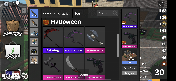 Armas no MM2 do halloween de 2017 a 2019 - Roblox - Outros jogos Roblox ...