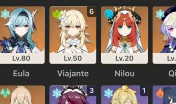 Eula + biss + nilou - Genshin Impact - Contas - GGMAX