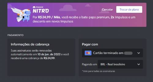 CONTA NITRO UP LV 3 - Discord - GGMAX